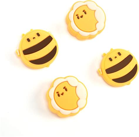 GeekShare Lindas Tapas De Silicona Para El Pulgar Joycon Funda Para