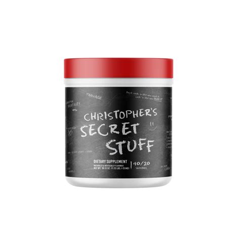 Cbum Thavage Pre Workout Christophers Secret Stuff Wagga Supps