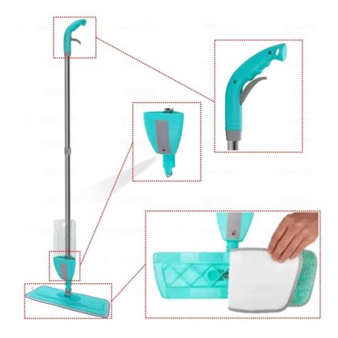 Mop Spray Max Rodo Vassoura M Gica Esfreg O Reservat Rio Refil Microfibra Envio Veloz