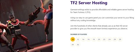 Best Team Fortress TF Server Hosting For Best Performance