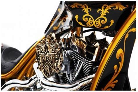 Gold Bike ‘trump Chopper For Donald Trump Thanks To American Choppers