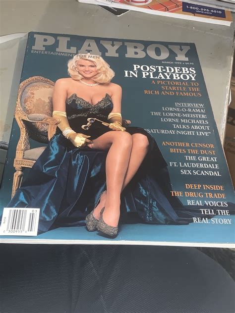 Playboy Magazine March Vg Anna Nicole Smith Lorne Michaels Snl Tylyn John Values Mavin