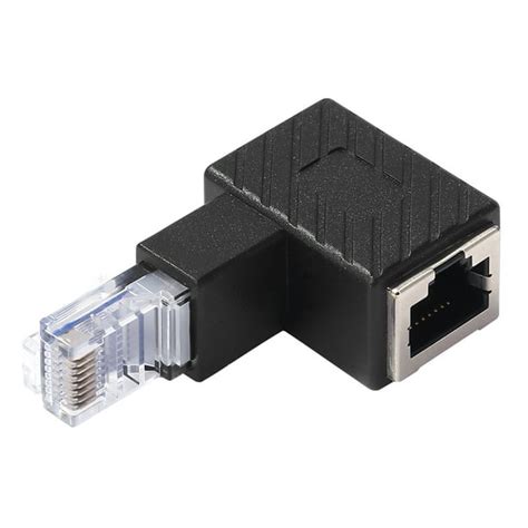 Extensor Rj45 Adaptador Convertidor Macho A Hembra Rj45 Conector De Red