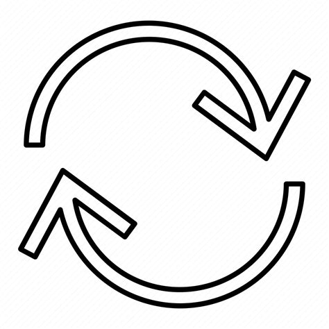 1 Rotate Arrows Reload Sync Repeat Icon Download On Iconfinder