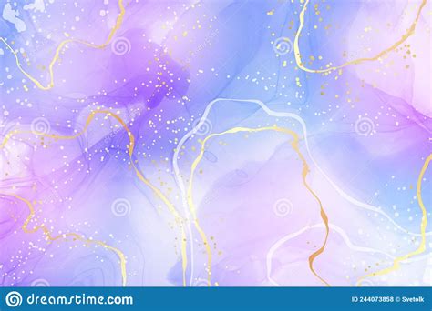 Periwinkle Marble Stone Texture Panoramic Banner Generative Ai Stock