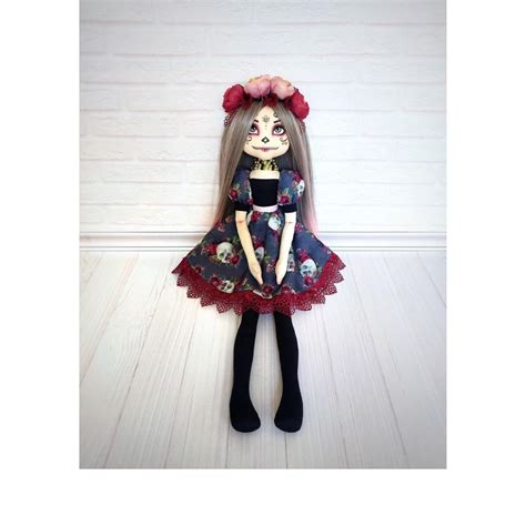 Sugar Skull Doll Etsy