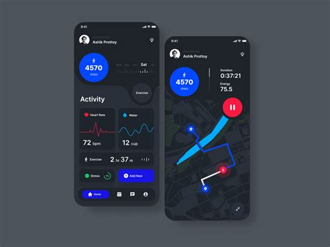 Health Monitoring App Daily Ui Challange By Ashik Prottoy On Dribbble