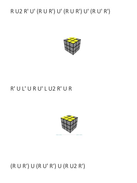 R U2 R U R U R U R U R U R U R Pdf Sports And Recreation