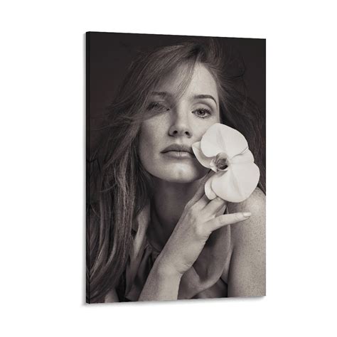 American Hottest Actresses Jessica Chastain Retro Sexy Poster Gifts Canvas Painting Poster Wall