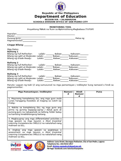 Monitoring Tool Project Tutop Pdf