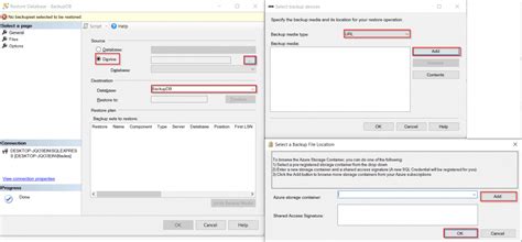 Backup And Restore Sql Server To Azure Blob Storage