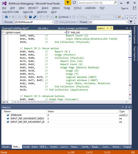 Creating A Bluetooth LE Mouse Using Nordic NRF And Visual Studio VisualGDB Tutorials
