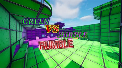 Green Vs Purple Rumble By Ryxo Fortnite Creative Map