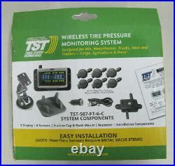 TST Series Flow Thru Sensor Tpms System With Color Display Tire Pressure Sensor