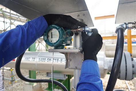 Temperature Transmitter During Install The Power Cable For Measuring In Steam System In Gas