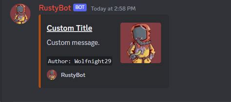 Rustybot Rust Server Discord Bot Builtbybit Mc Market