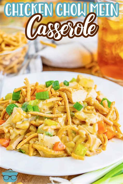 Chicken Chow Mein Casserole The Country Cook