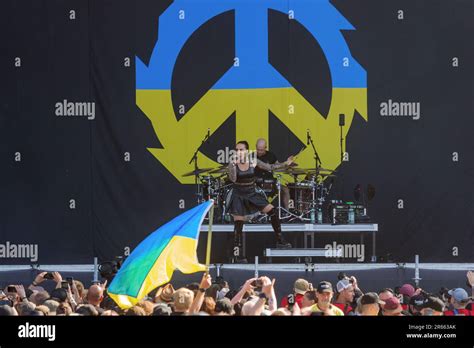 Solvesborg Sweden 7 June 2023 Day 1 Jinjer Ua Performs On Sweden