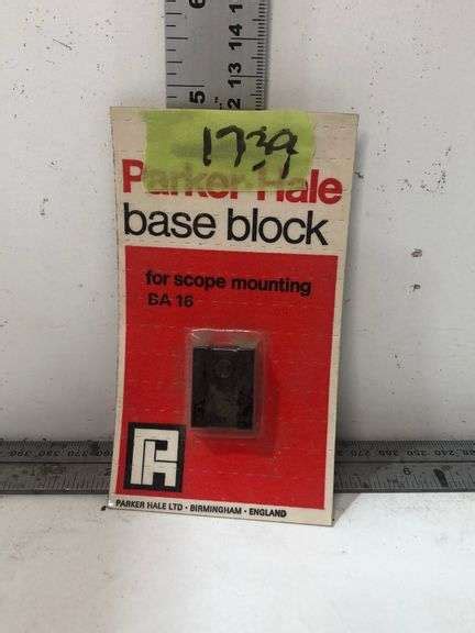 PARKER HALE SCOPE MOUNT BA16 BASE BLOCK Wild Rose Auction Services