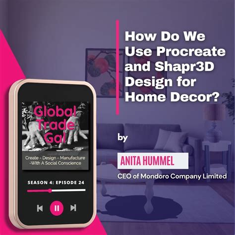 our unique approach to home decor design using procreate and 3d design
