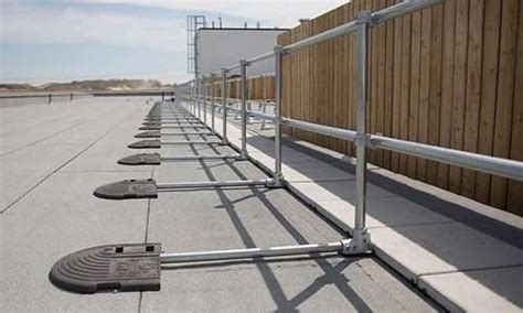 Roof Guardrail Designed For Elevated Areas To Ensure High Altitude Safety