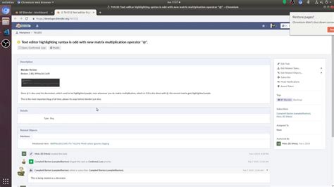 Blender Bugfixing Quick Overview YouTube