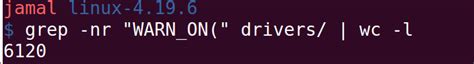 bug on vs warn on macros in linux kernel