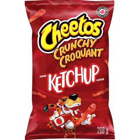 Cheetos Crunch Ketchup Cheese Snacks 268g9 Oz Bag