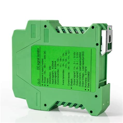 4 20mA Signal Converter Isolator 1 In 1 Out 0 10V To 4 20mA Signal