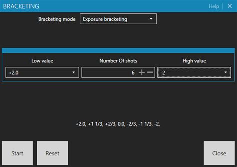 Bracketing Digicamcontrol Documentation