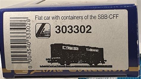 Lima Ho Container Tragwagen 2 Achsig Mit Sbb Container Gebraucht In
