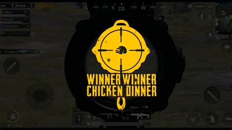 Pubg Mobile Chicken Dinner Youtube