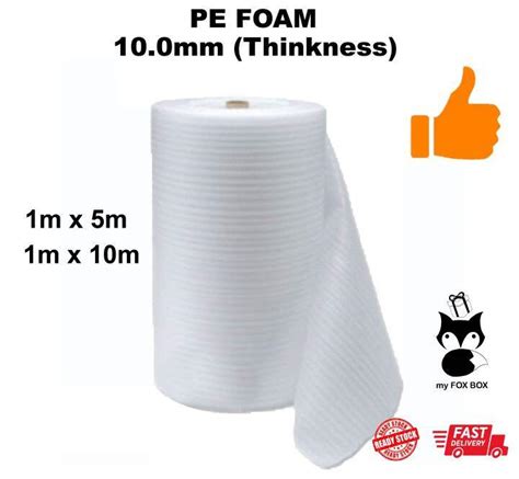 My Favor Packaging Pe Foam 10mm X 1m X 5m Roll Pe Foam Polyethylene