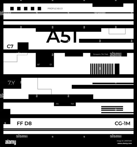 Abstract Block Diagram Of A Microchip Squared Shaped Design For