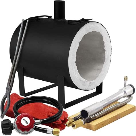 Maxzer Propane Forge Portable Gas Forge Single Burner Knife Making