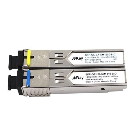 Gbps WDM Km SFP Transceiver Modules SC Connector Nm