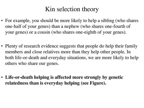 kin selection