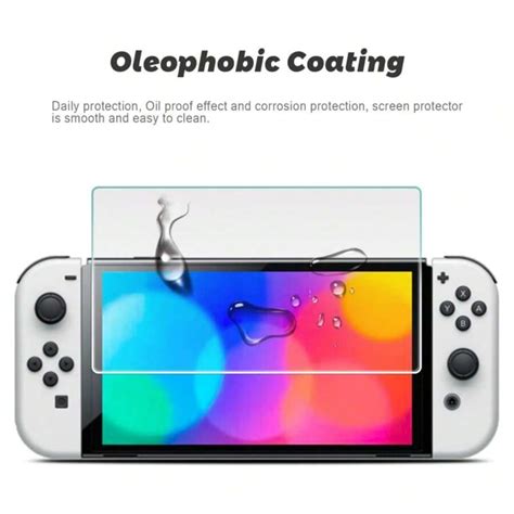 2 Pieces Switch Oled Screen Protector Switch New Protective Tempered