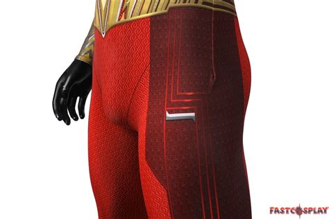 Shazam Fury Of The Gods Shazam Cosplay Suit 3d Jumpsuit
