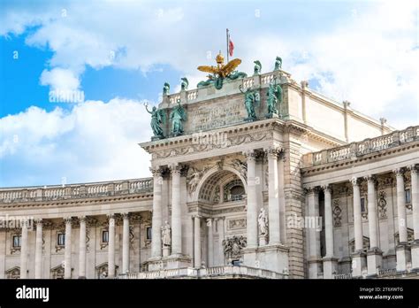 Vienna Austria October 4 2023 Detailed View Of The Hofburg