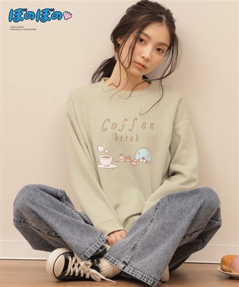 Hi Online Store（ハイオンラインストア）の「【ぼのぼの】ぼのぼの＆シマリスくん コーヒーブレイクロンt（スウェット）」 Wear