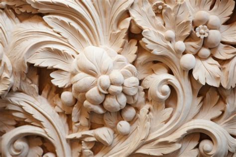 Chisel Carving Intricate Details On Marble Stock Illustration