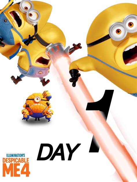 1 Day Of Despicable Me 4 By Forkyandanyafan2009 On Deviantart