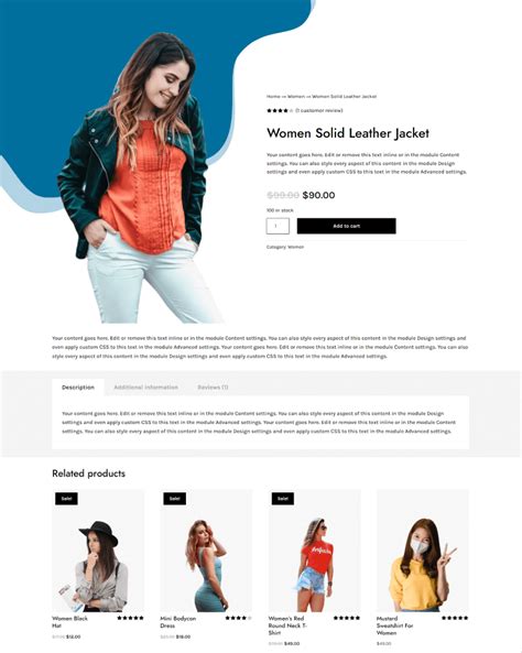 Template For WooCommerce 125 Layouts For Divi Woo Shop