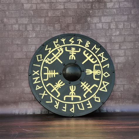 Medieval Viking Compass Shield Historical Cosplay Shield Battle