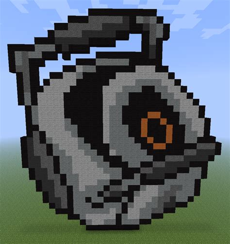 Pixel Art Minecraft Grid
