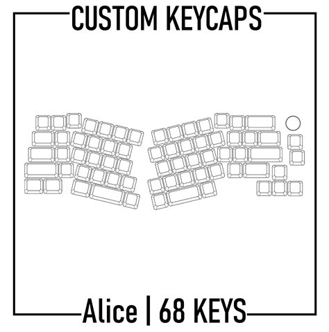 Alice Split Custom Keycaps Ansi Goblintechkeys