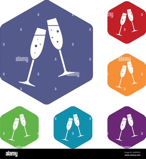 Glasses And Champagne Stock Vector Images Alamy