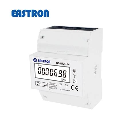 100 SDM72D MID Direktmessend 10 A Mit S0 B G E Tech And EASTRON