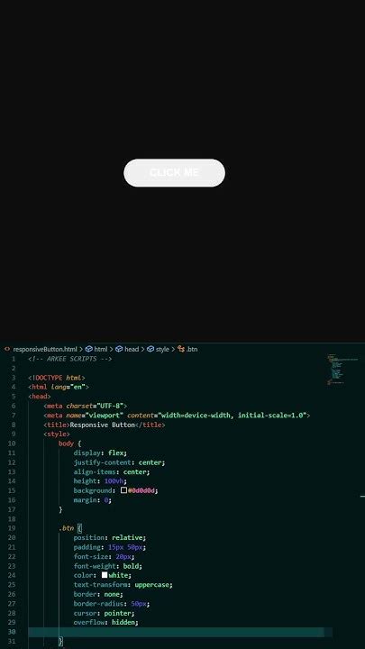 Css Animation Effects Tutorial Html Css Responsive Button Htmlcss